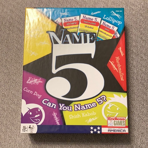 Games | Can You Name 5 Board Game | Poshmark